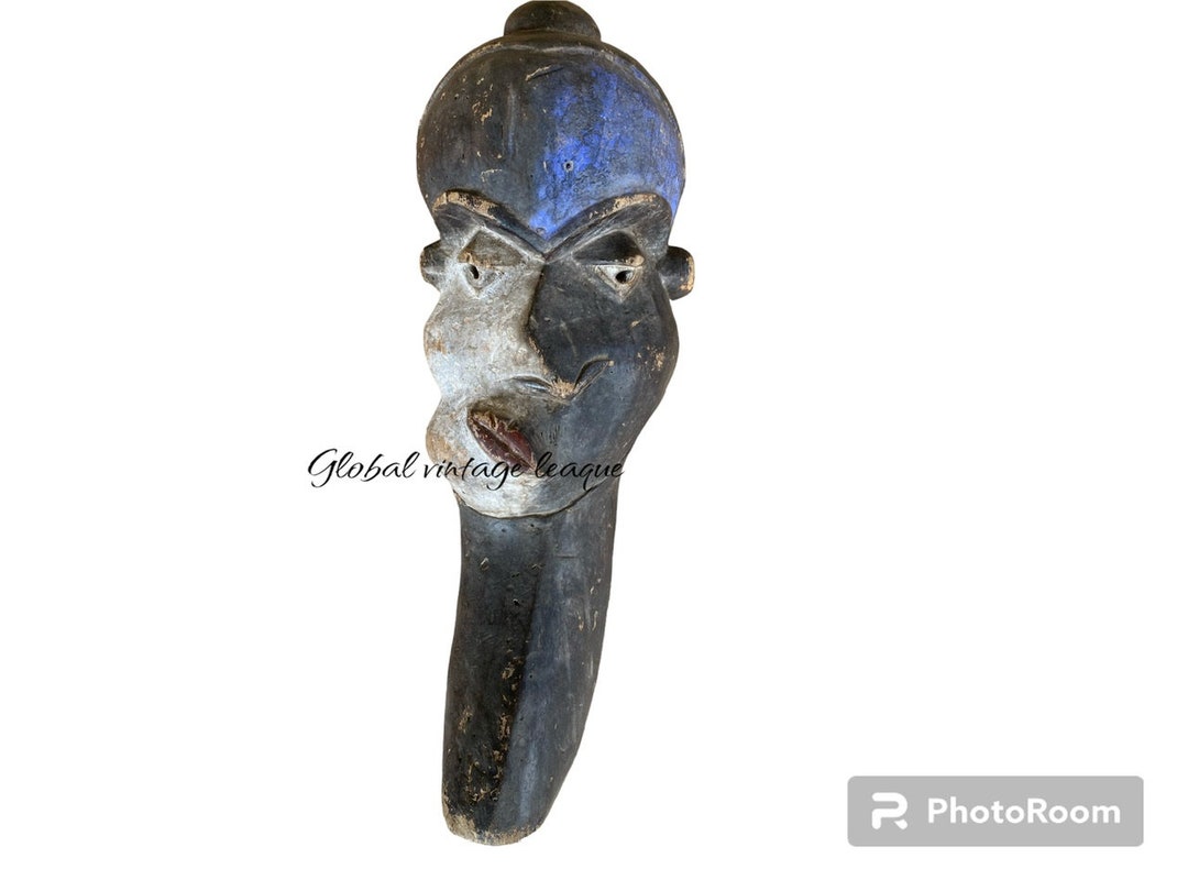 Unique Mask With Facial Palsy / Handmade African Tribal Mask for ...