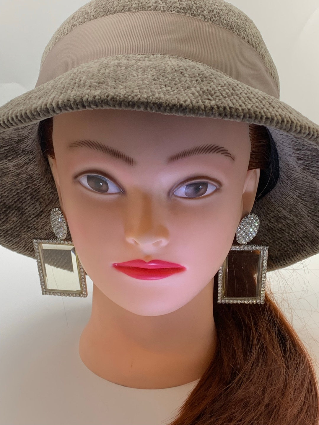 Unique Sparkling Dangle Pageant Prom Wedding Earrings Pierced Studs - Etsy