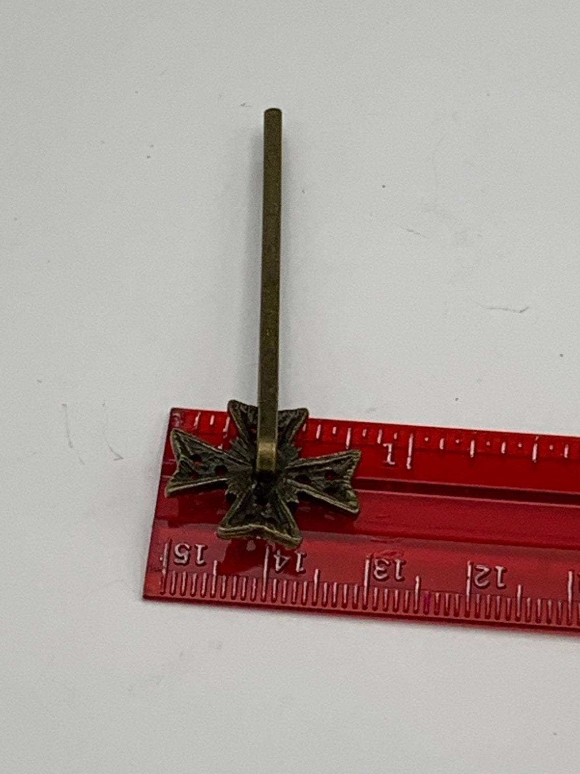 Rhinestone and Onyx Maltese Cross Hair Pins - Etsy