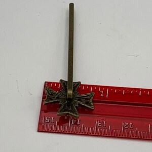 Rhinestone and Onyx Maltese Cross Hair Pins - Etsy