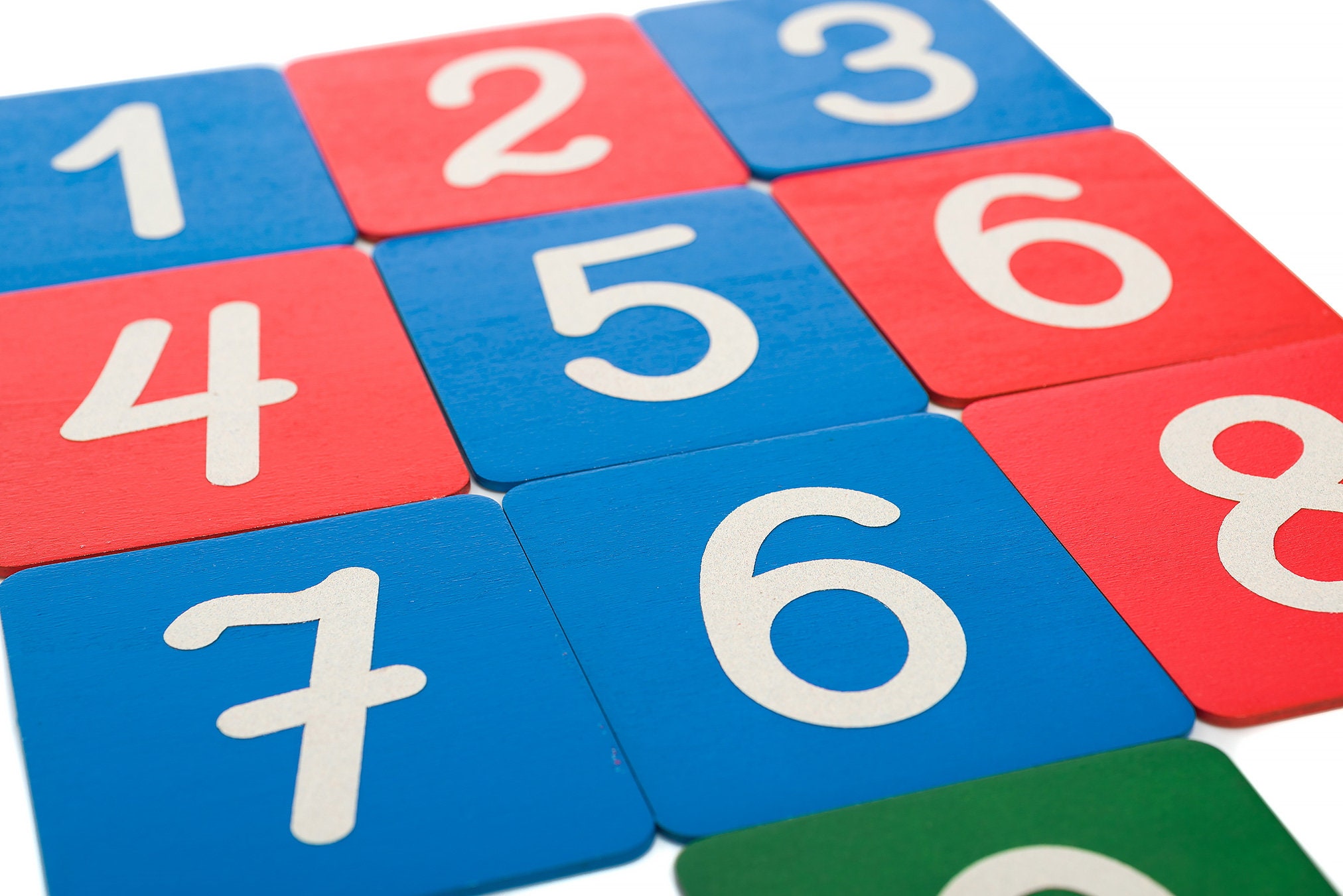 Montessori Sandpaper Numbers Learn Numbers 0 to 9 Preschool - Etsy