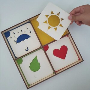 Color Sorting Toy, Montessori Material, Educational Game for Kids - Etsy