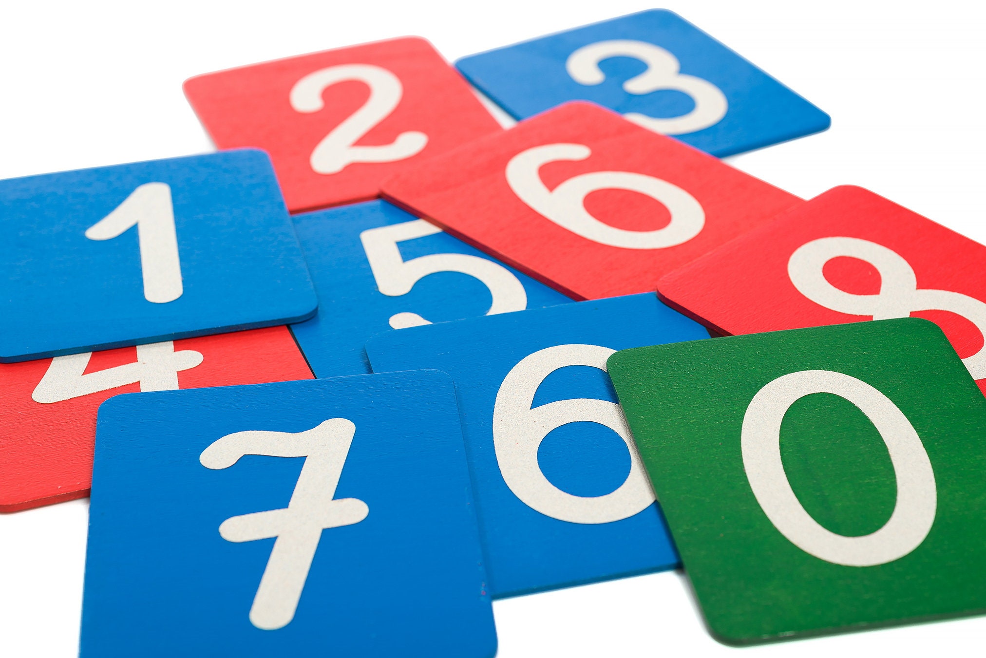 Montessori Sandpaper Numbers Learn Numbers 0 to 9 Preschool - Etsy
