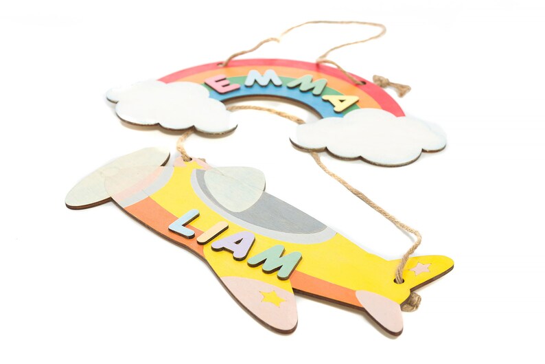 Personalized Name Plate Children's Name Sign - Etsy