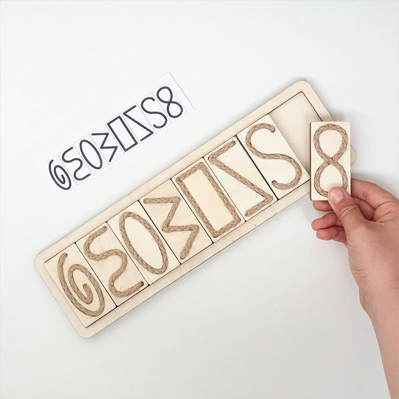 Tactile Rope Shapes Sensory Game Wooden Educational Toy - Etsy