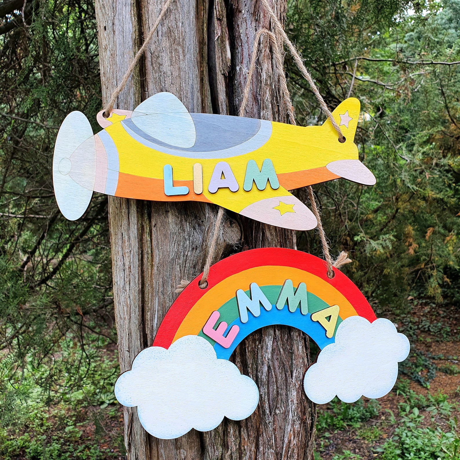 Personalized Name Plate Children's Name Sign - Etsy