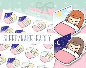 Planner Stickers Ensi I Can't Sleep S0134 Insomnia - Etsy