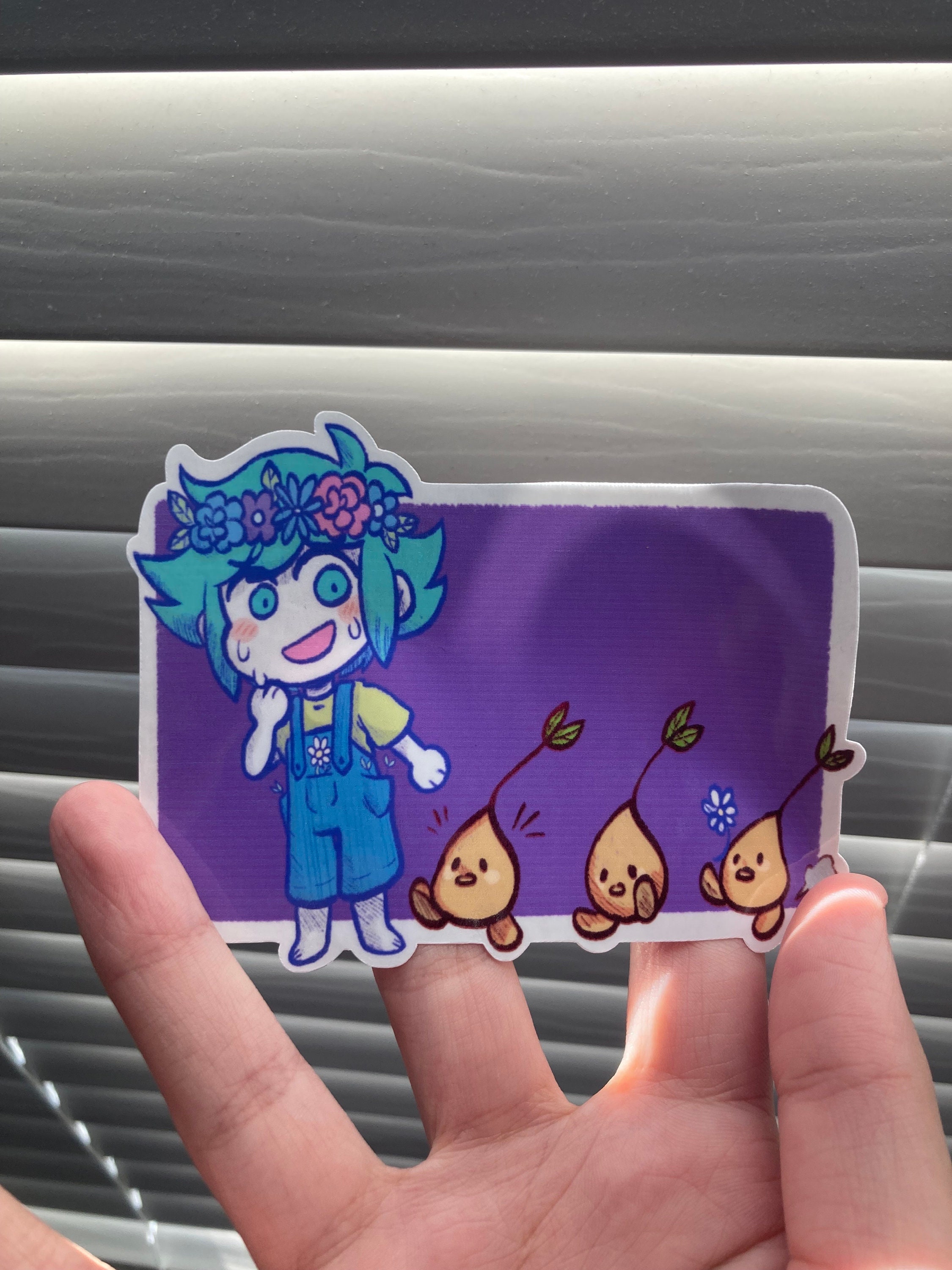 Basil and Sprout Moles Omori Sticker - Etsy