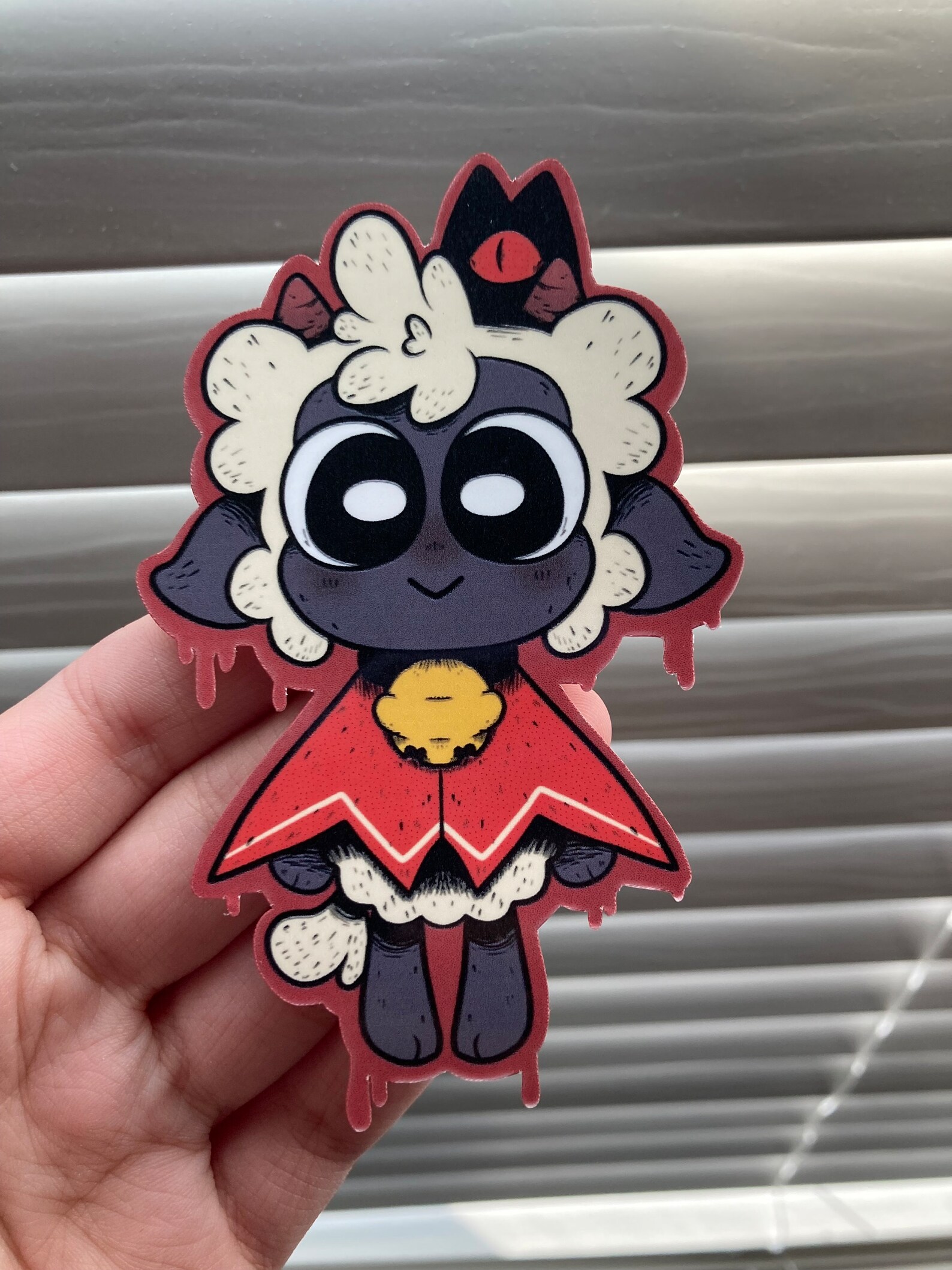 The Lamb Cult of the Lamb Sticker - Etsy