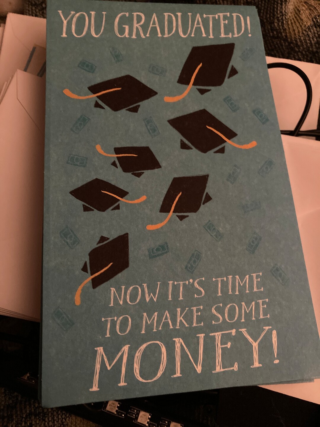 Set of 15 Blue Graduation Cards With Pocket for Cash or Gift Card - Etsy