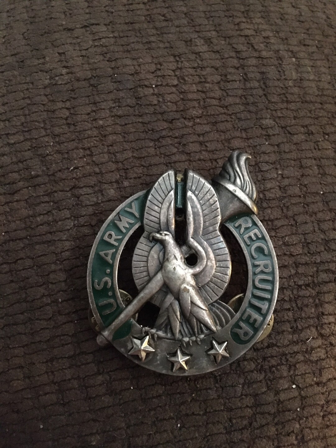 Authentic Vintage US Armybasic Recruiter Badge Pin Insignia - Etsy