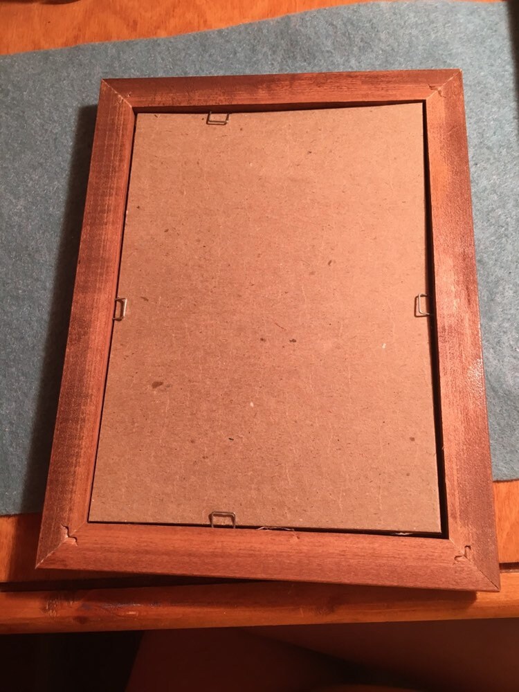 Vintage Christian Poem From 1977 by Perry Tanksley Framed Beautifully ...