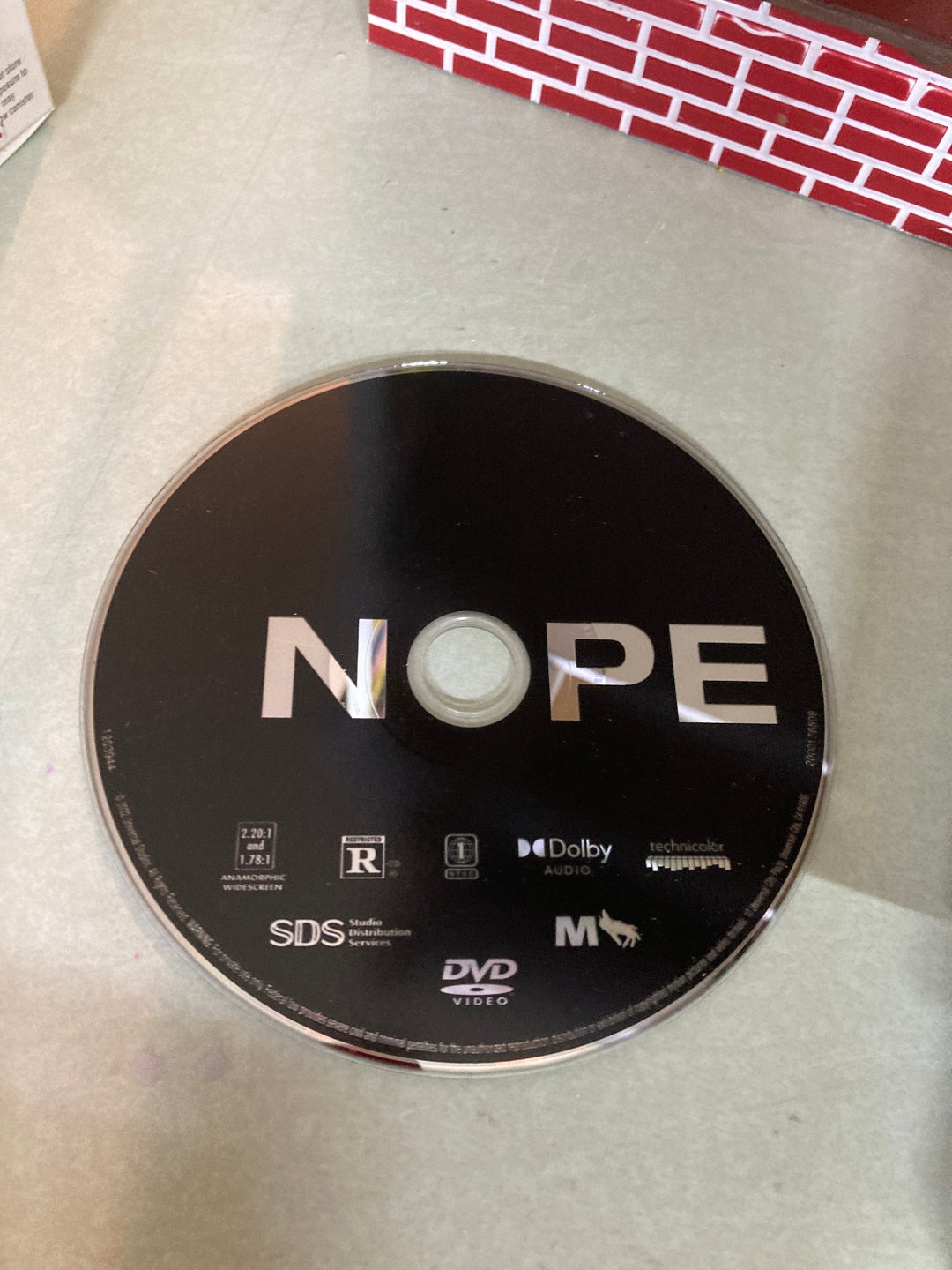 DVD ONLY for the Movie Nope Doesnt Come With the Original Case Sleeve ...