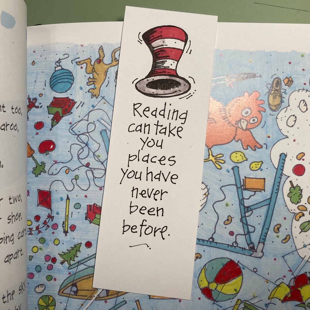 Bookmark for Children / 2x6 / Reading Can Take You Places You Have ...