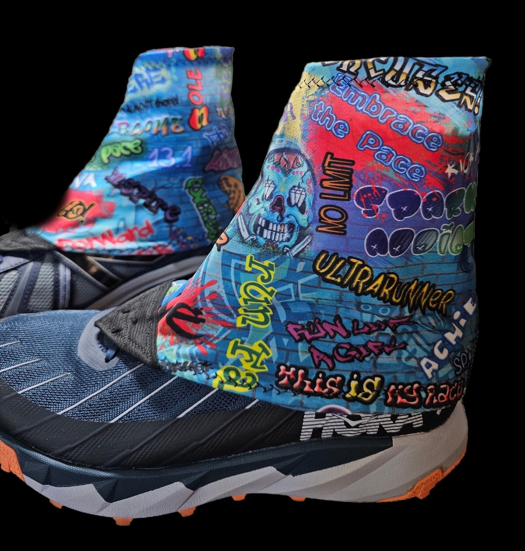 Run Graffiti Medium (see Photos for Exact Verbiage on These Gaiters ...