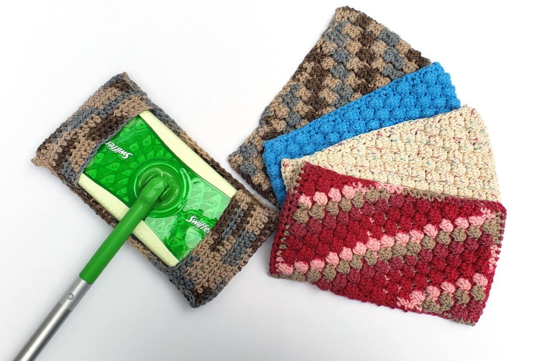 Crochet Swiffer Cover, Reusable Sweeper Pad, Handmade Swiffer Pad, Dry ...