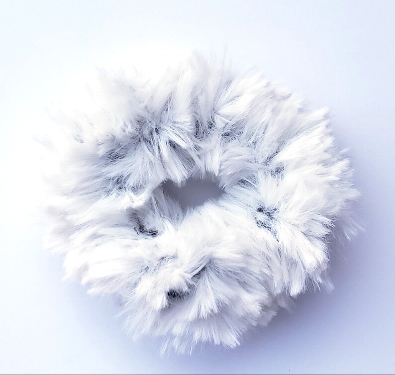 Faux Fur Scrunchies, Soft Fluffy Hair Ties, Furry Scrunchies, Stocking ...