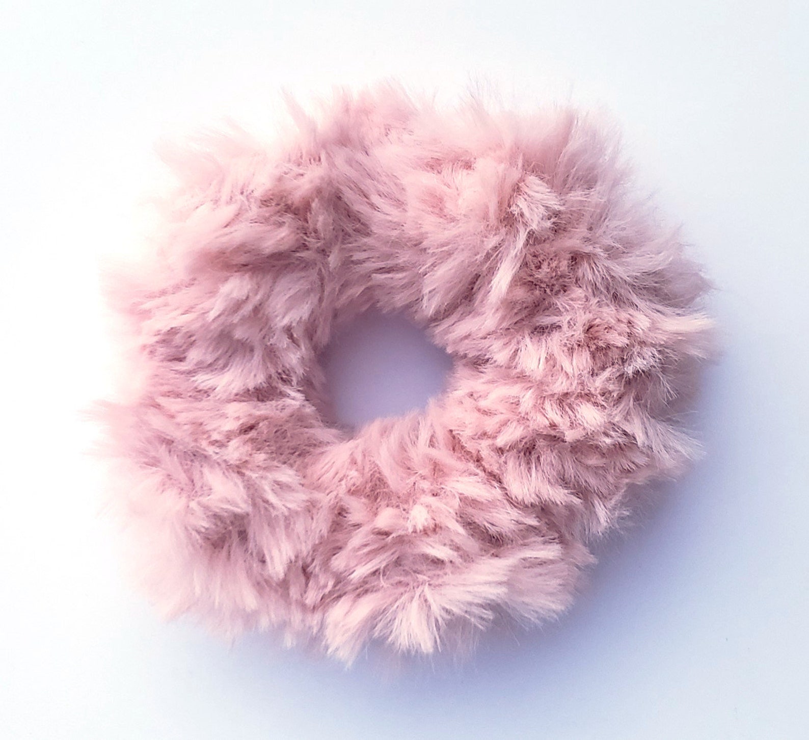 Faux Fur Scrunchies, Soft Fluffy Hair Ties, Furry Scrunchie, Stocking ...