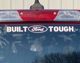 Built Tough Ford Decal - Etsy