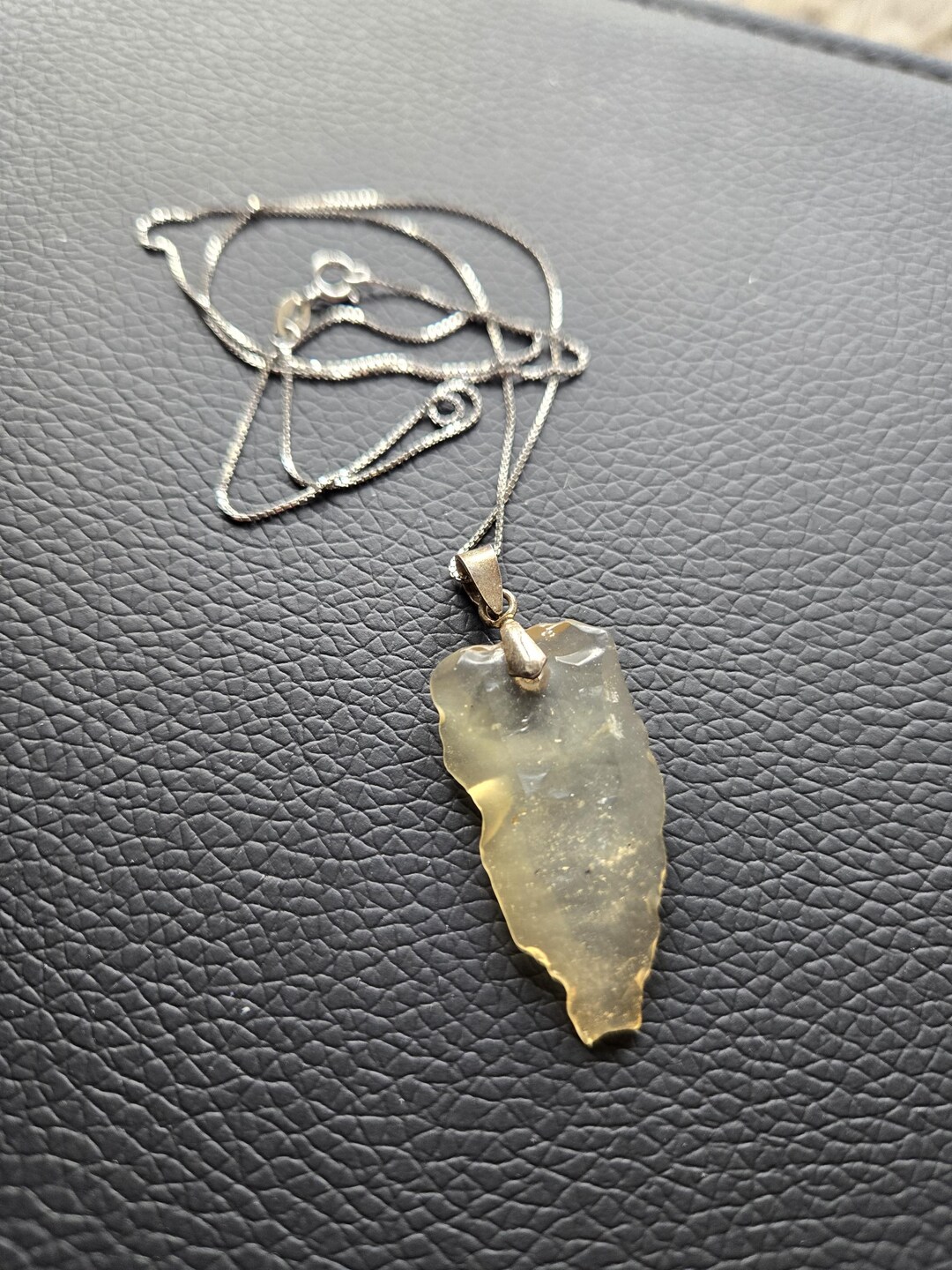 Extremely Rare Libyan Desert Glass Necklace - Etsy