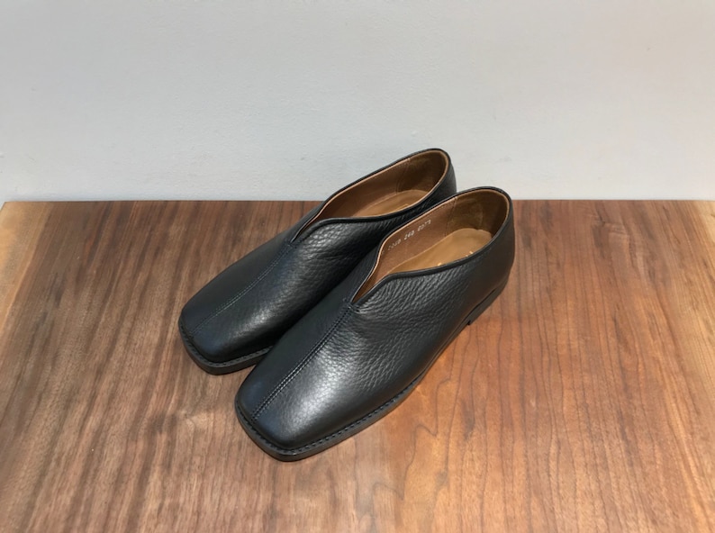 Handmade] Men Leather Chinese Slippers Slip on Shoes Babouche Maire ...
