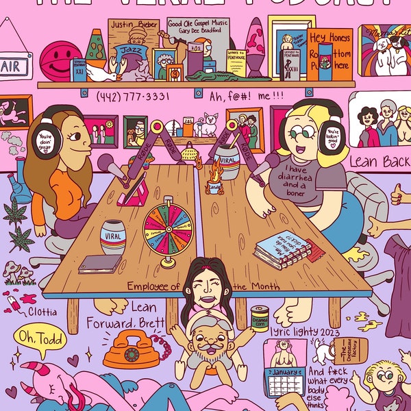 Maximalist Cartoon - Etsy