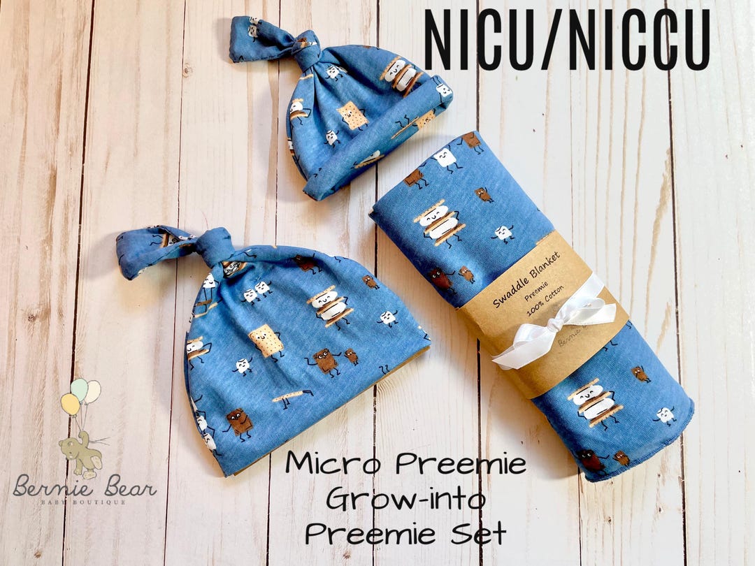 S’mores Micro Preemie Grow Into Preemie Gift | S’mores Knotted Preemie ...