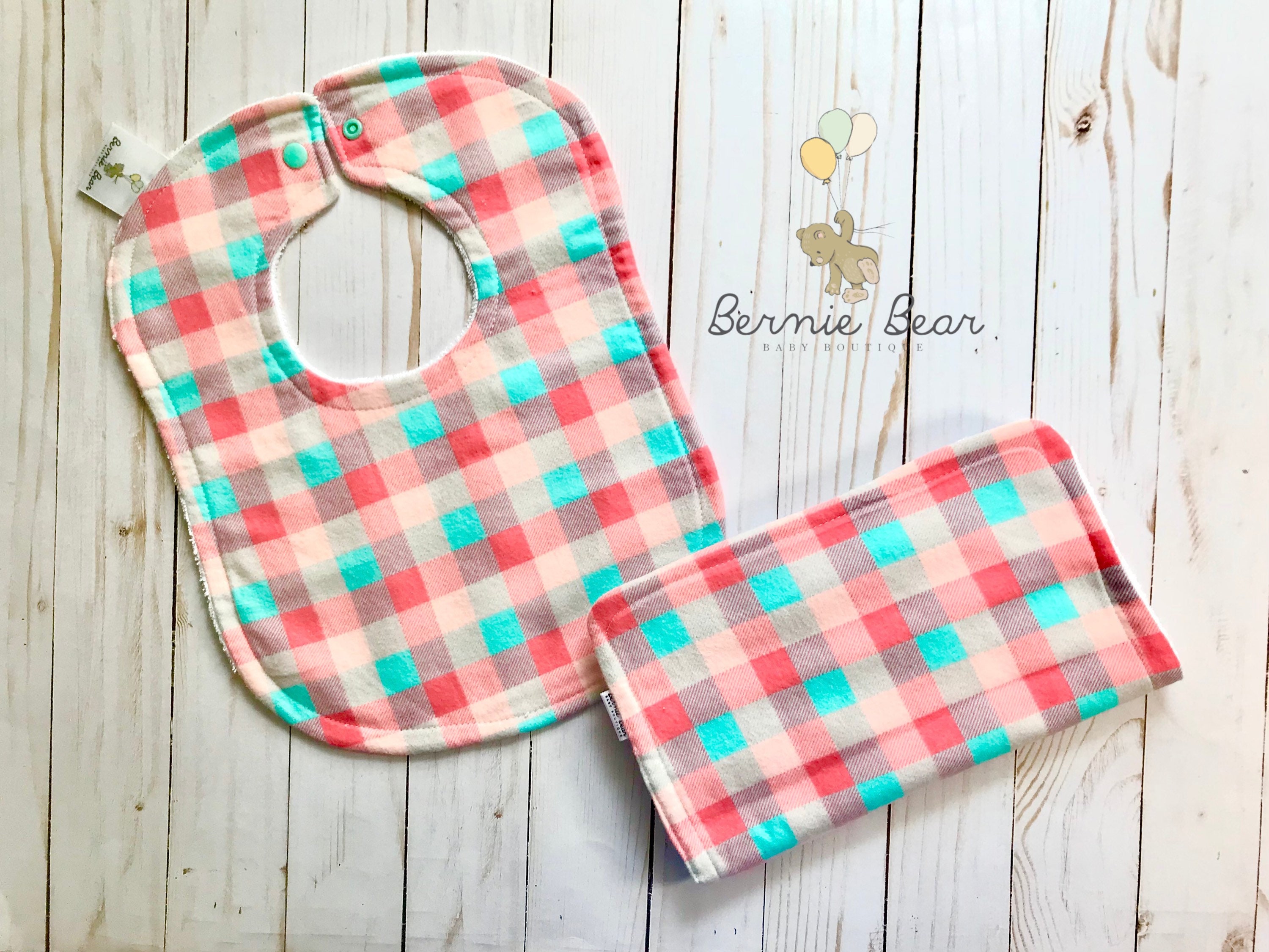 Fox Baby Bib | Fox Burp Cloth | Woodland Animal Gift Set | Fox Drool ...