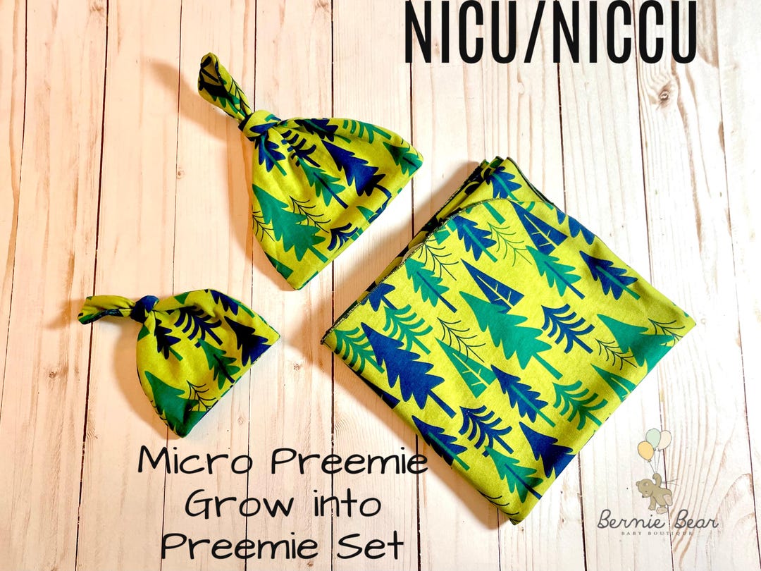 Forest Trees Micro Preemie & Preemie Gift Set | Tree Knotted Preemie ...