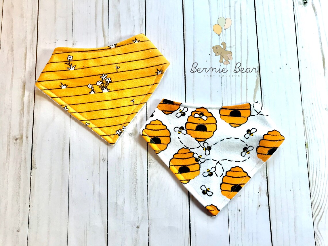 Bee Hive Baby Bibs Bee Hive Burp Cloth Bee Hive Bandana - Etsy