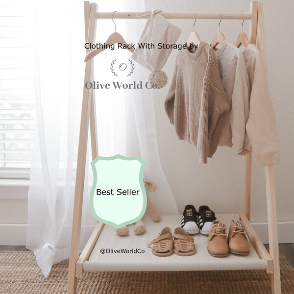 Nursery Clothing Rack - Etsy