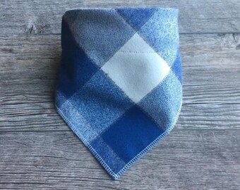 Blue white bandana | Etsy