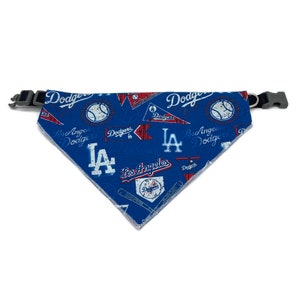 Dodgers Dog Bandana / Dog Bandanna / Over Collar / Slip-on / - Etsy