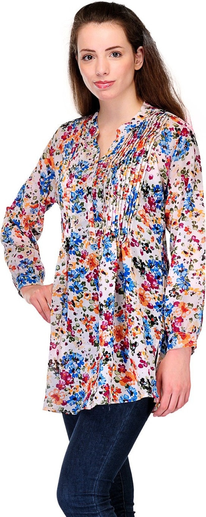Georgette Top , Tops Women ,tunics for Women , Summer Tops Womens ...