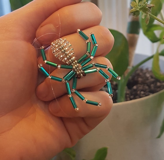 Seed Bead Spiders | Etsy