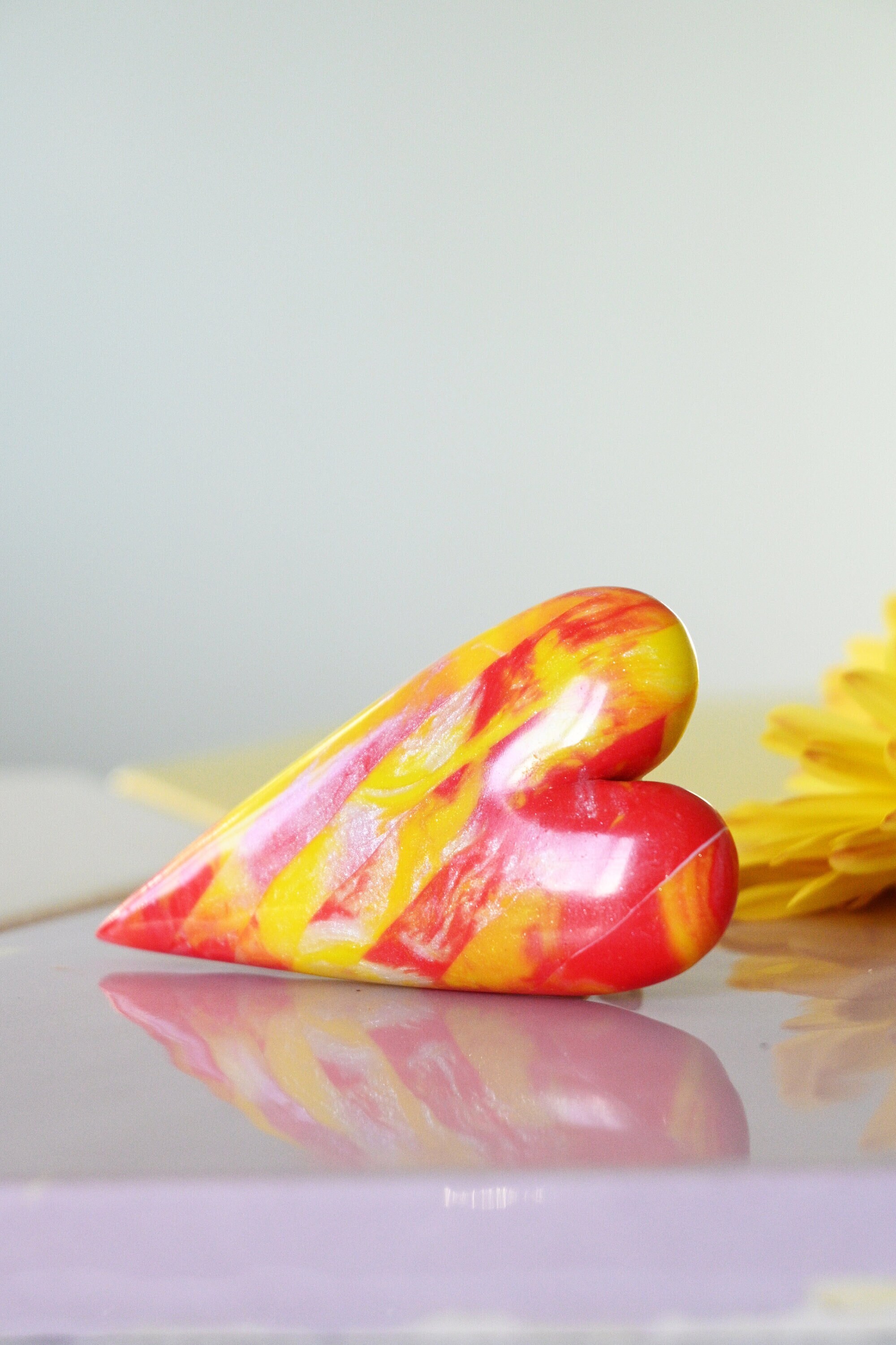 Large Red/orange Cocktail Ring - Etsy