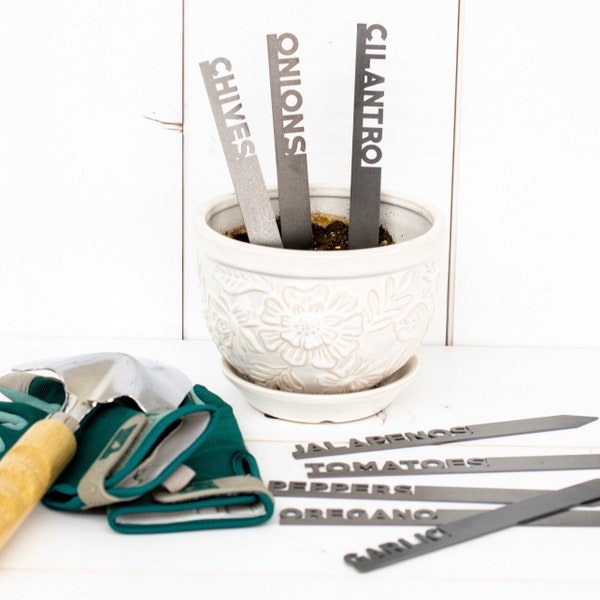 Metal Garden Markers - Etsy