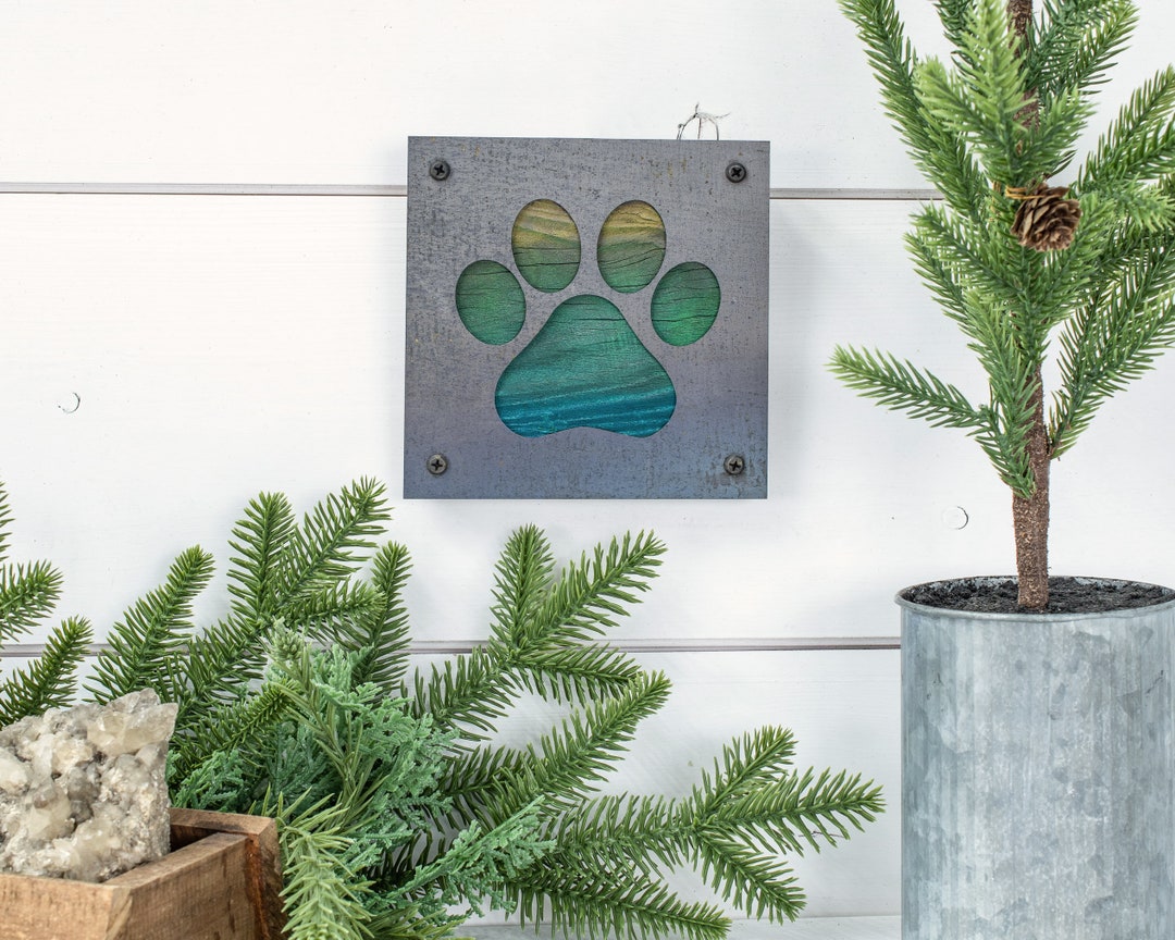 Paw Print Wall Decor, Animal Lover - Etsy