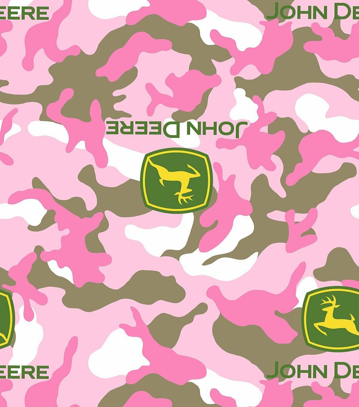 Pink John Deere Logo Wallpaper