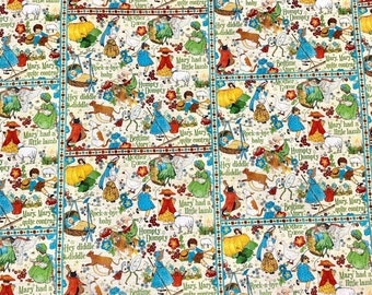 Humpty Dumpty Fabric White - Etsy