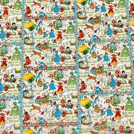 Nursery Rhymes Bedtime Story Humpty Dumpty Mary Has a Little | Etsy