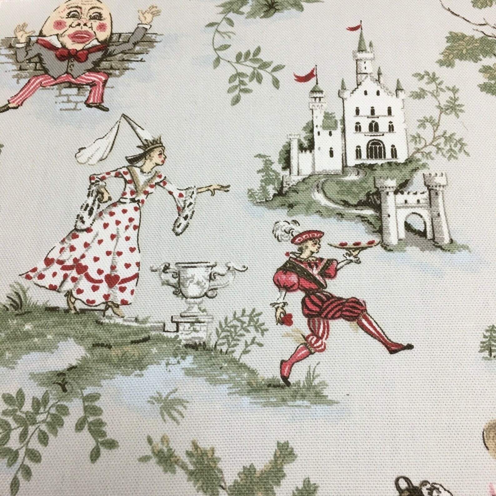 Humpty Dumpty Bedding "over the Moon" Cushion Cover Tote Bag Apron ...