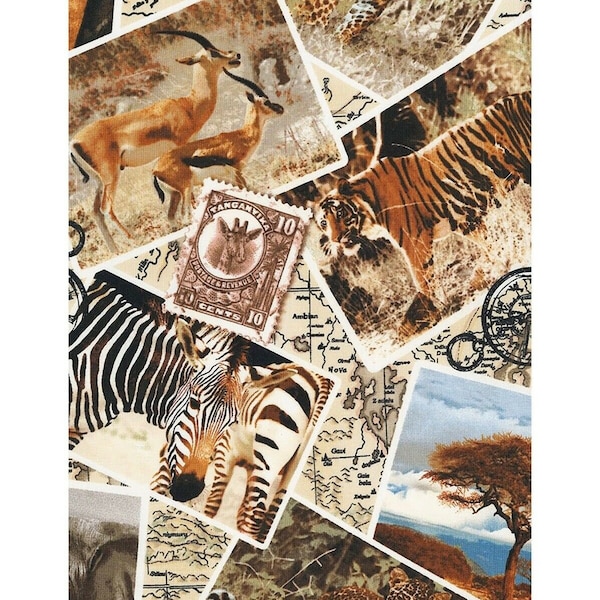 Safari Fabric - Etsy