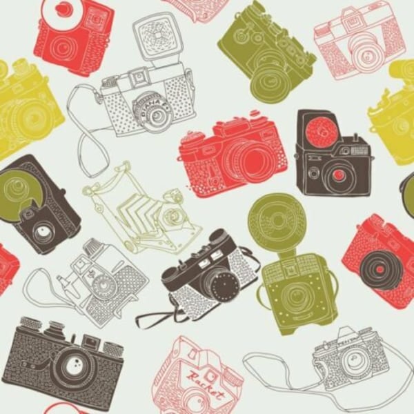 Camera Fabric - Etsy