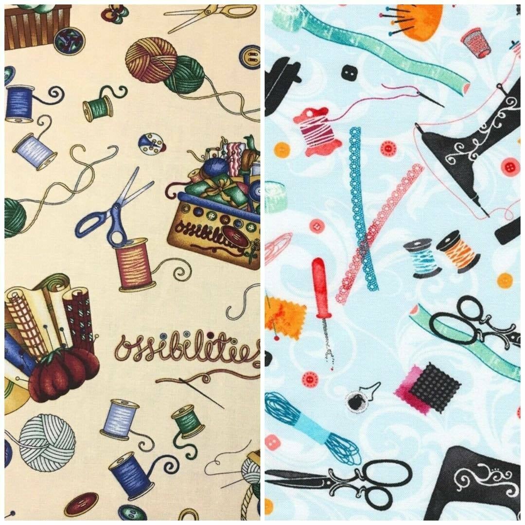 Sewing -cotton Fabric -craft Fabric -quilting Fabric 44" Wide - Etsy