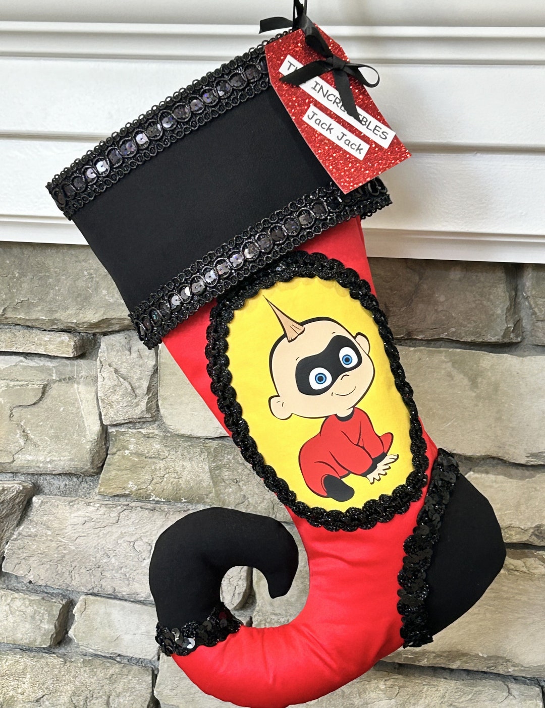 The Incredibles Jack Jack Christmas Stocking - Etsy