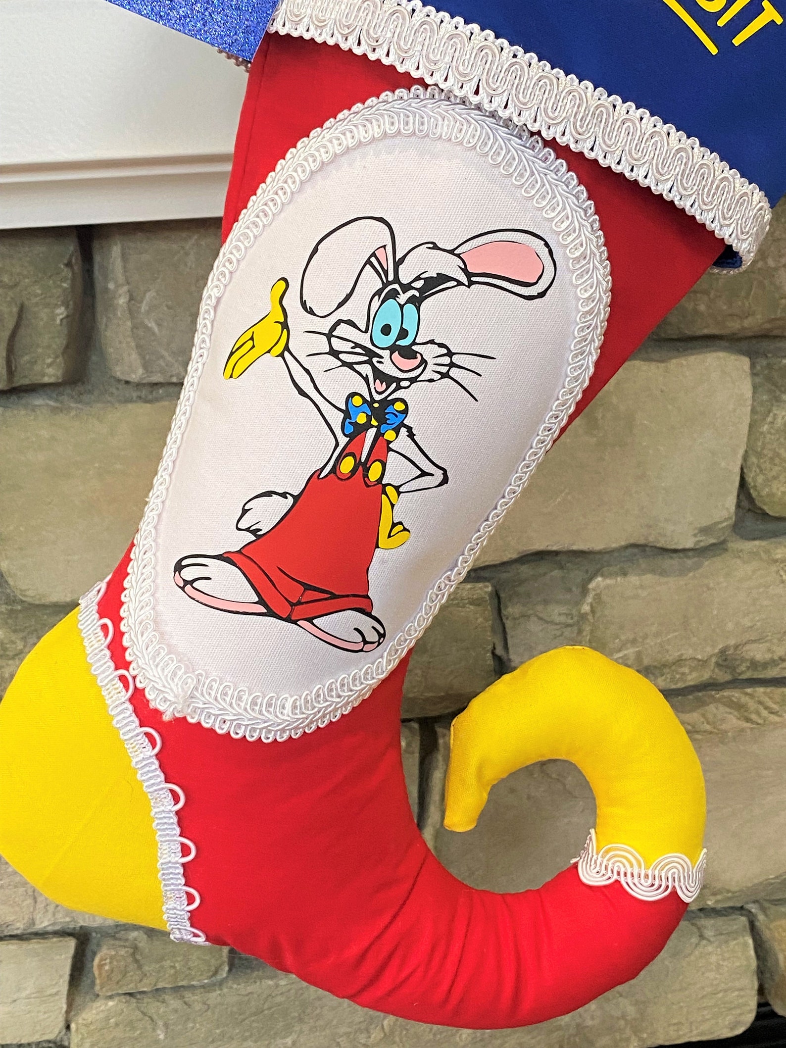Roger Rabbit Christmas Stocking - Etsy