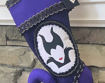 Maleficent Christmas Stocking - Etsy