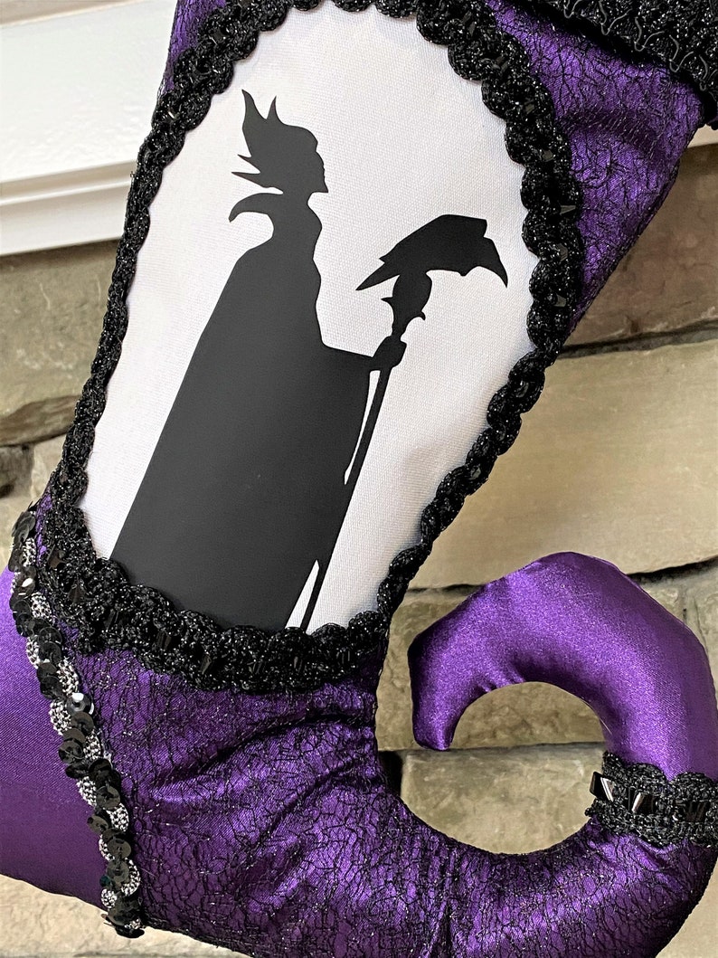 Maleficent Christmas Stocking | Etsy
