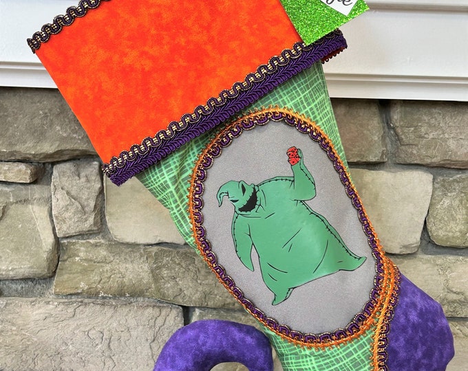 Oogie Boogie Nightmare Before Christmas Stocking - Etsy
